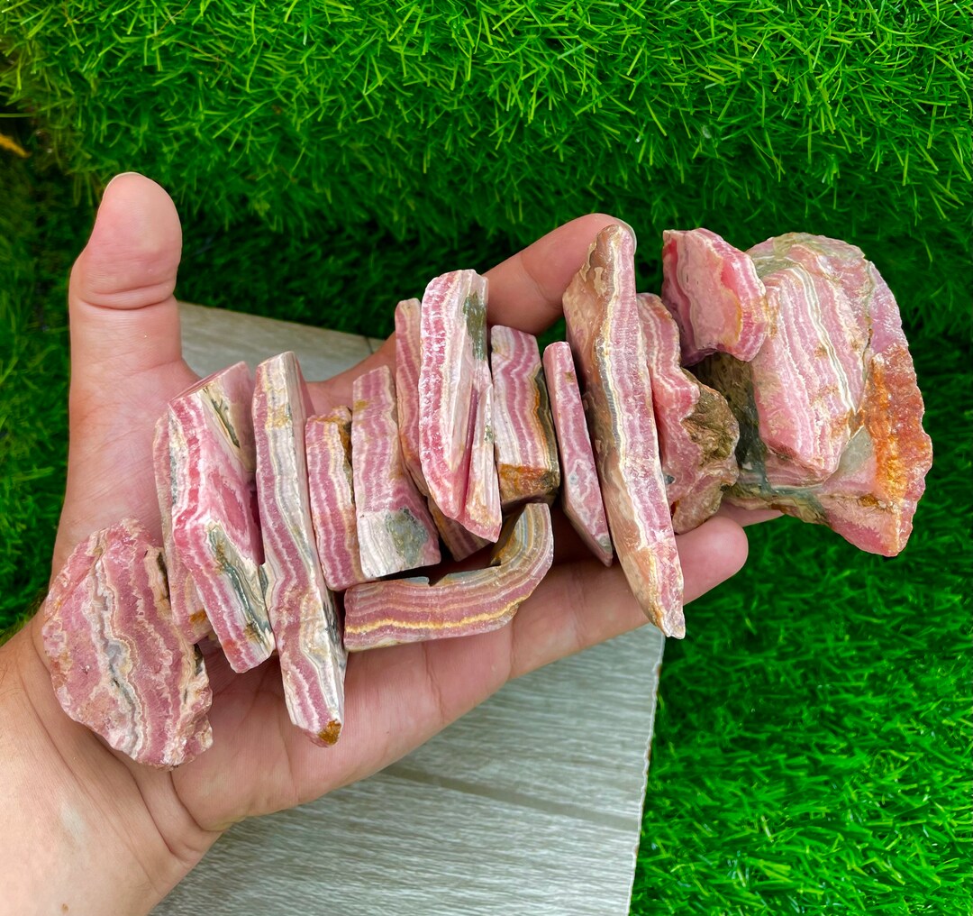 Rough Rhodochrosite Stone Natural Raw Rhodochrosite Rough Stone ...
