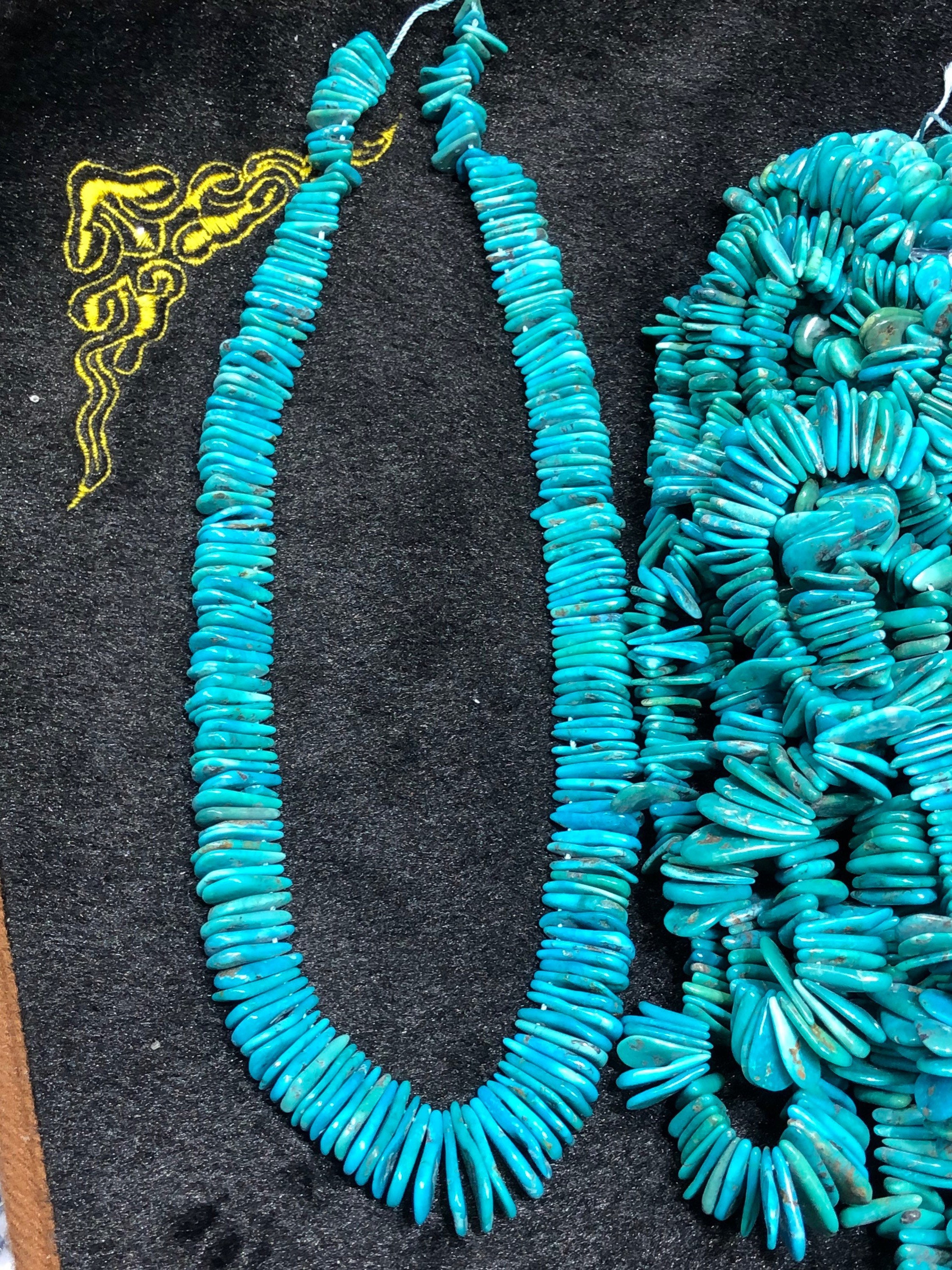 Natural Turquoise Drop Shape Necklace Sleeping Beauty Mine in | Etsy