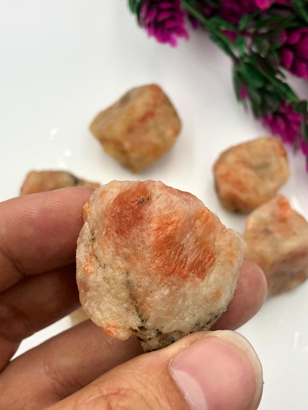 Natural Indian Sunstone Rough Stone Real Sunstone Rock Stone Sunstone ...