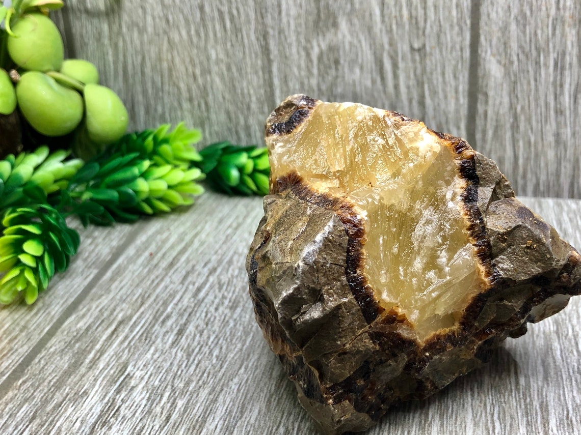 Septarian Natural Raw Stone the Dragon Yellow Septarian Stone Rough ...