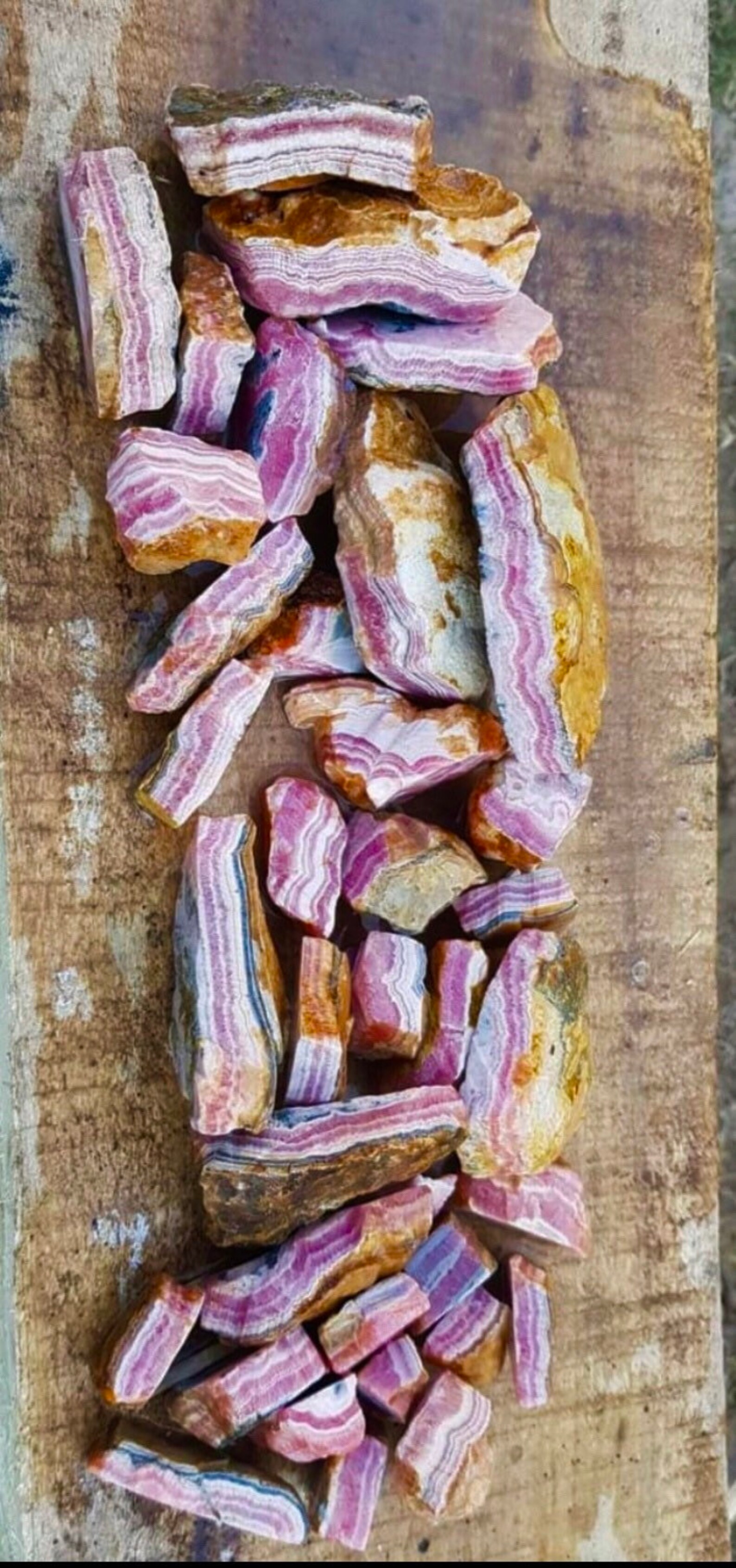 Rough Rhodochrosite Stone Natural Raw Rhodochrosite Rough Stone ...