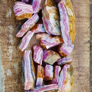 Rough Rhodochrosite Stone Natural Raw Rhodochrosite Rough Stone ...