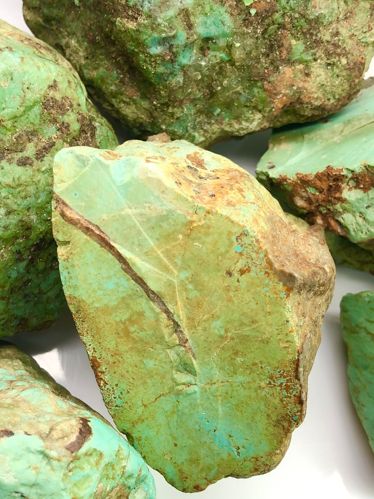 50 G Turquoise Stone 100% Natural Rough Turquoise Material | Etsy