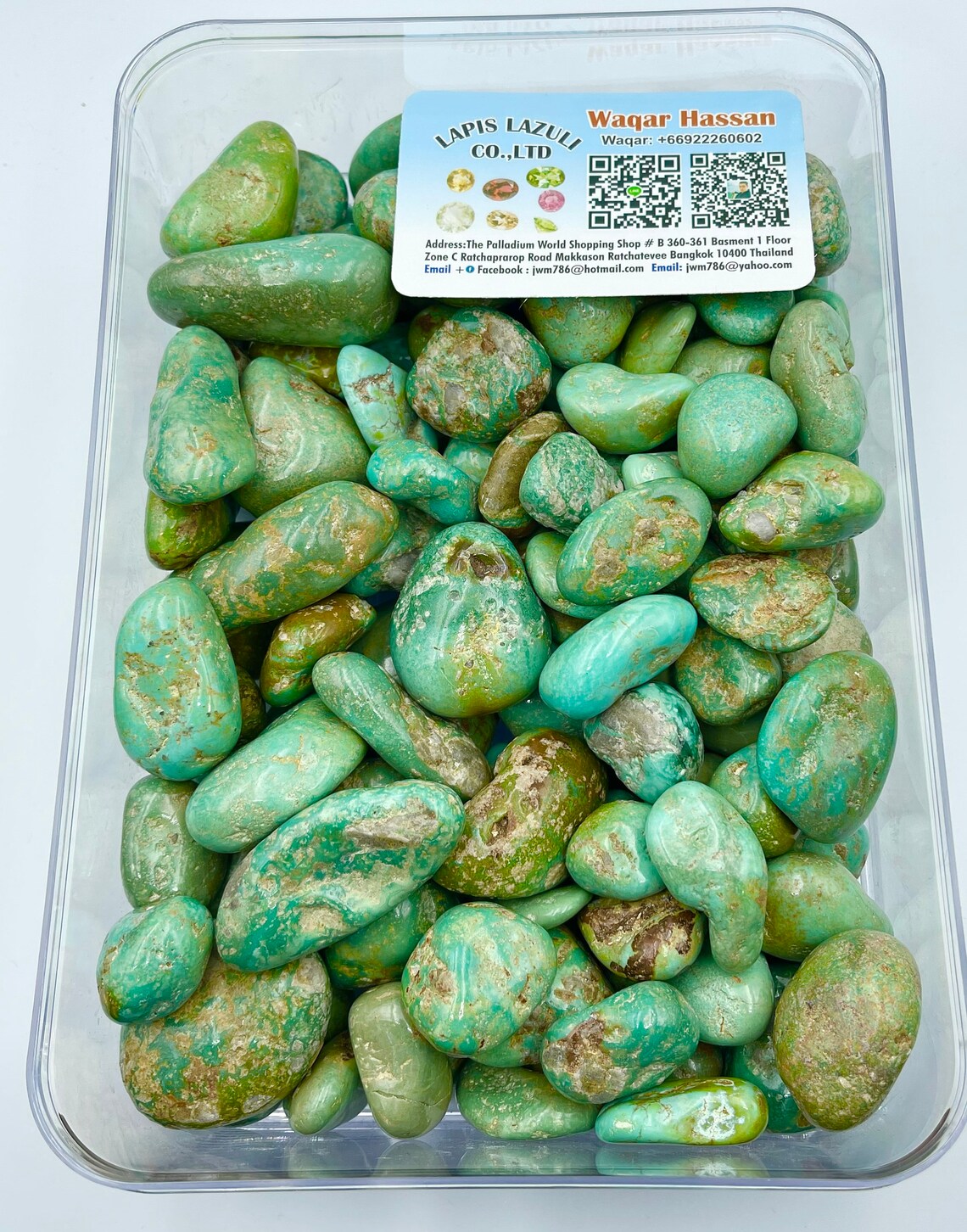 50 G 100% Natural Greenish Turquoise Nugget Tumbled Stone Natural ...