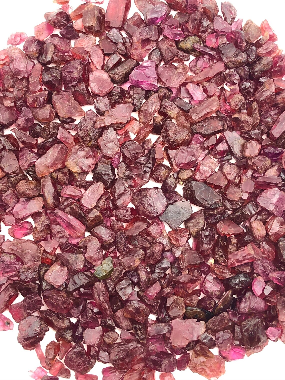 50 Gram Natural Raw Garnet Stone for Making Jewelry Real Red Garnet ...