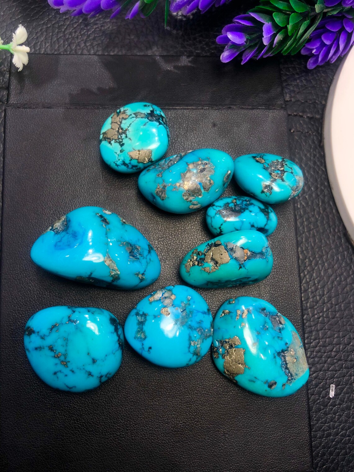 100% Natural Turquoise Nugget tumbled Stone Natural Tumbled | Etsy