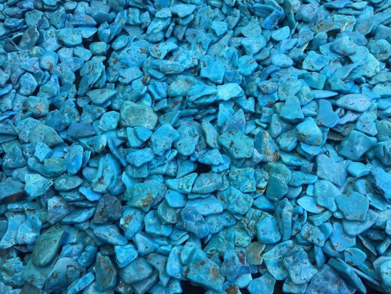 100% Natural Turquoise Tumble Raw Sleeping Beauty Turquoise Dark Blue ...