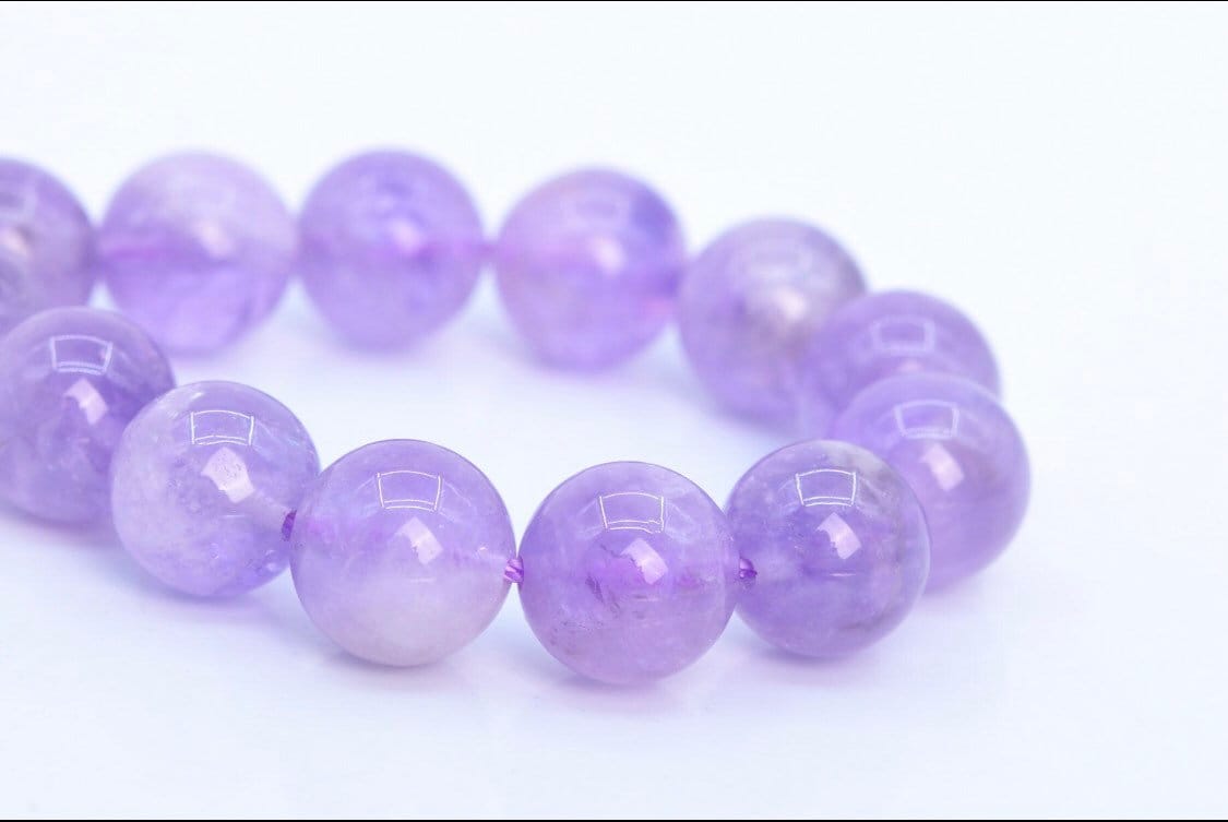 Natural Lavender Amethyst Quartz Stone Beads Strand 6 Mm 8mm 10 Mm ...