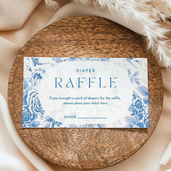 Blue Diaper Raffle - Etsy