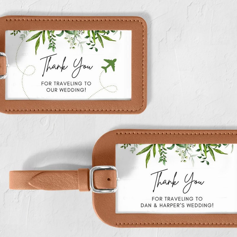 Wedding Luggage Tags - Etsy