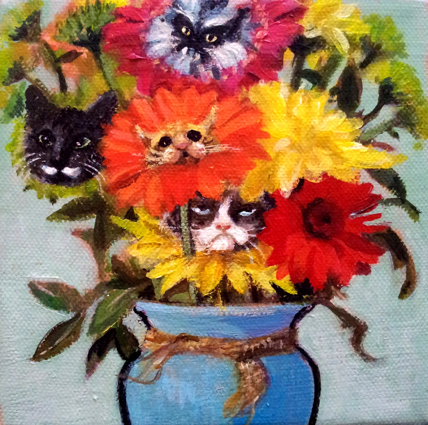 Colonel Meow Painting