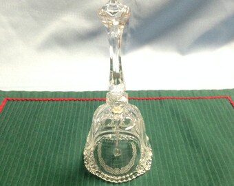 Lead Crystal Bell - Etsy