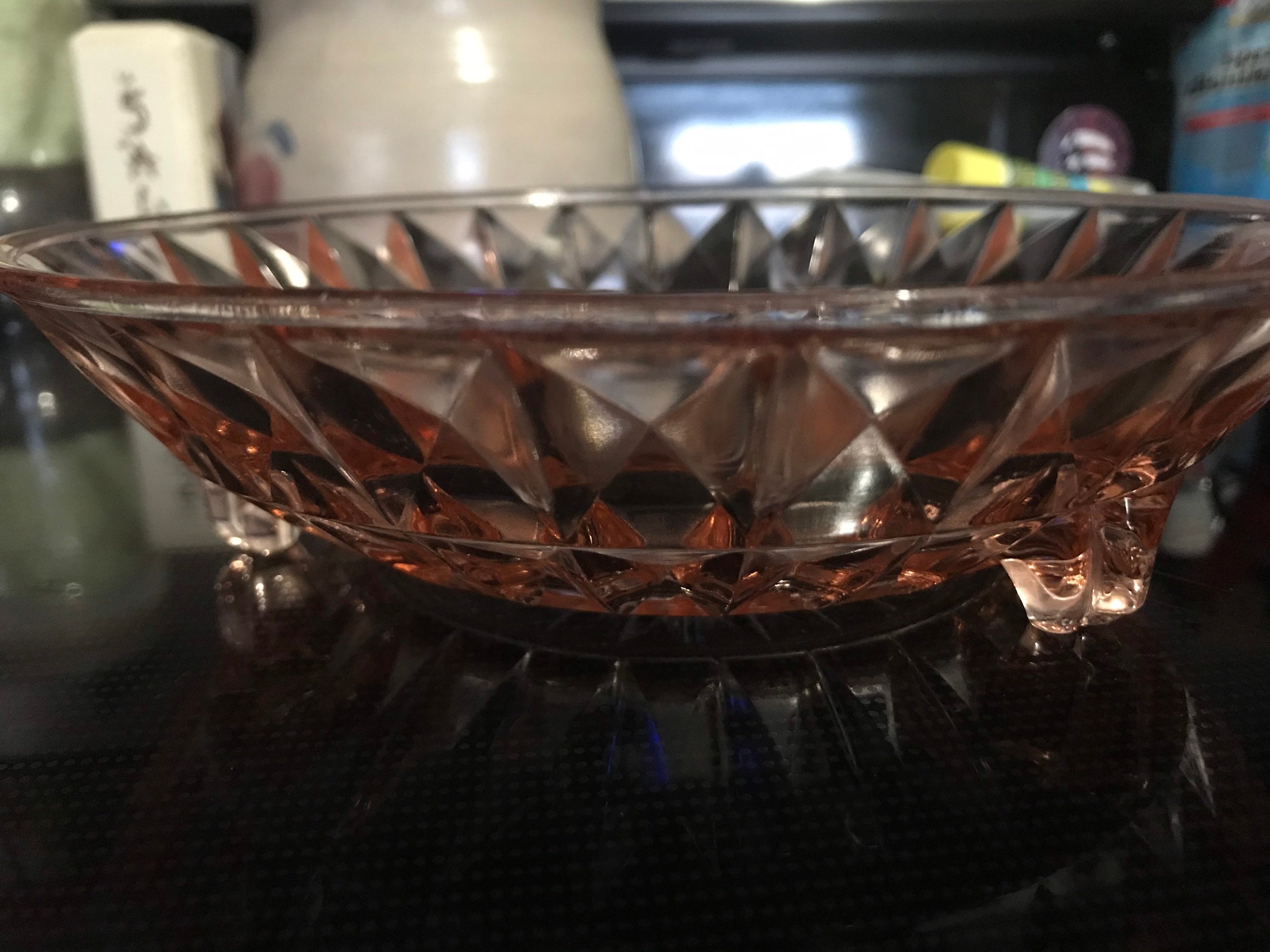 Windsor Pattern Pink Depression Glass 4 Pieces - Etsy