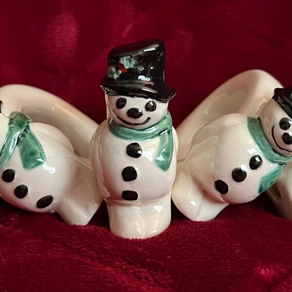 Snowman Napkins - Etsy