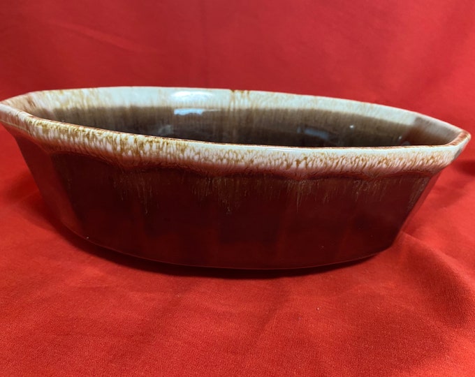 Mccoy Pottery Brown Drip 9" Casserole Dish 7070 - Etsy