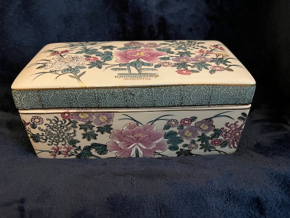 Satsuma China Rectangle Box - Gem