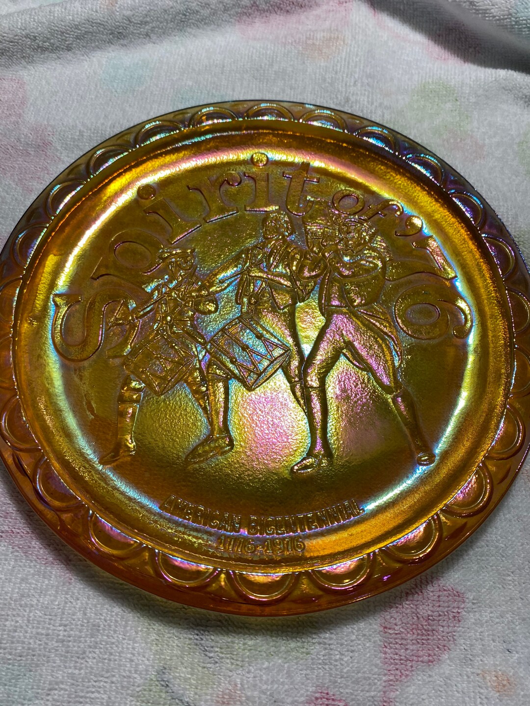 Indiana Glass Spirit of 1776 Plates - Etsy