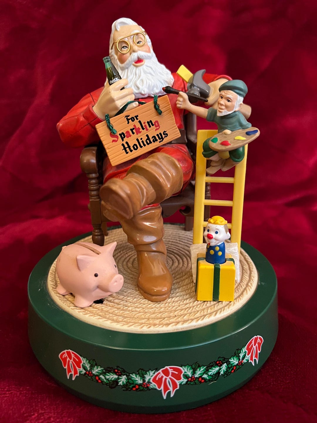 Coca Cola Santa Piggy Bank - Etsy