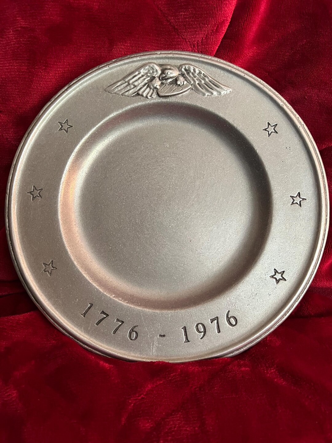 Carson Pewter Dinner Plate - Etsy