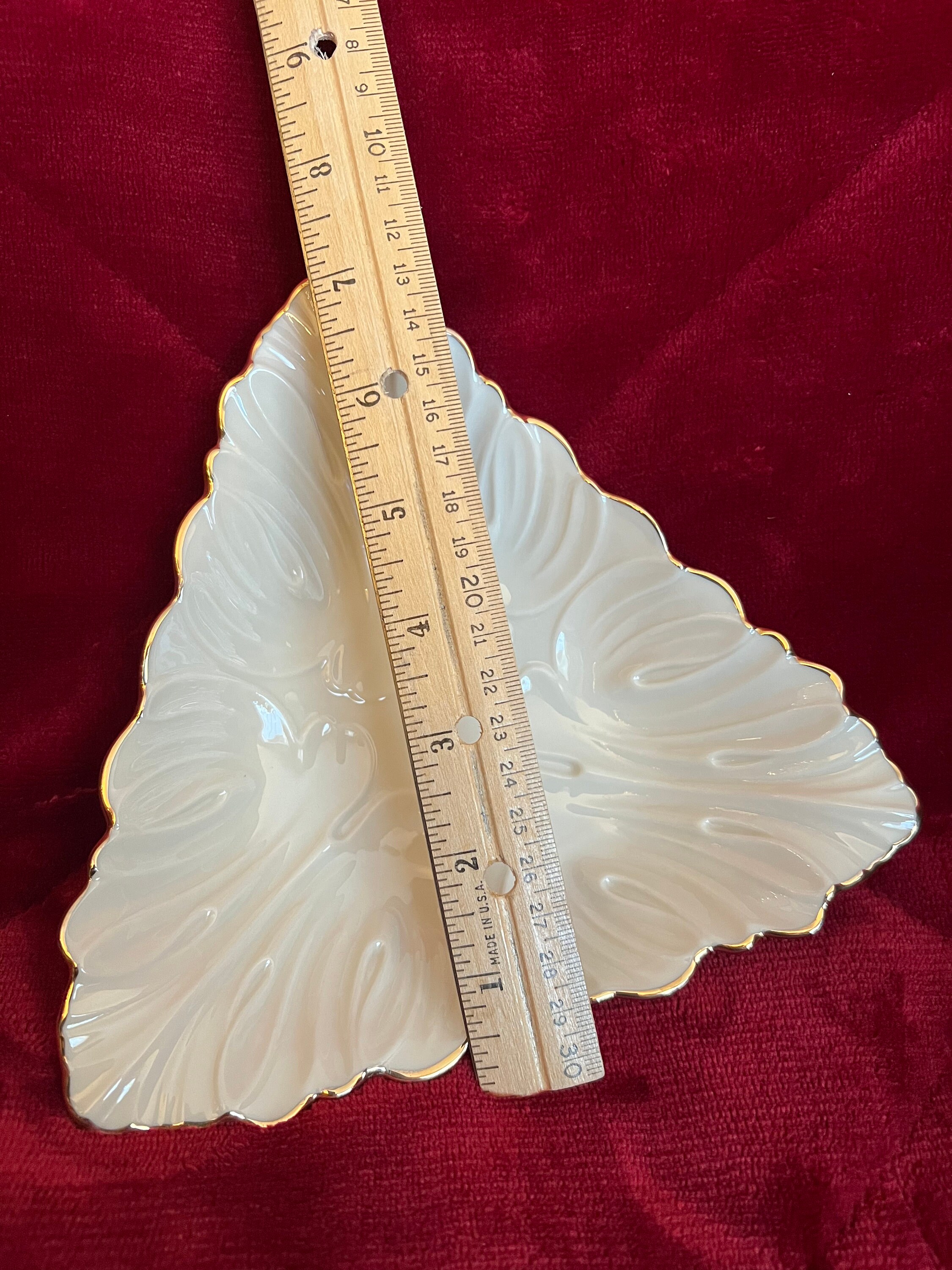 Lenox Triangle Shaped Candy Dish - Etsy