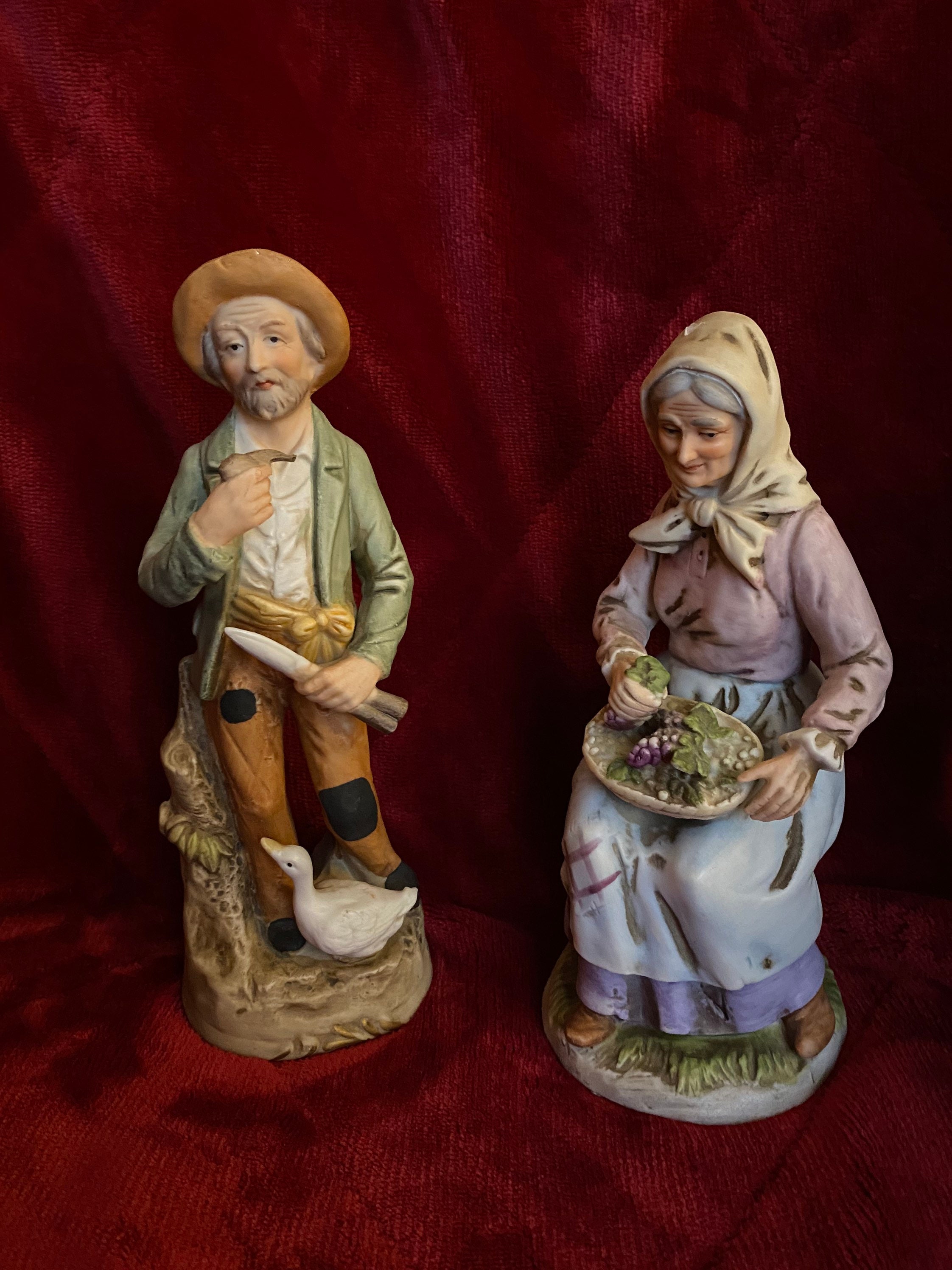 Homco Figurines Old People