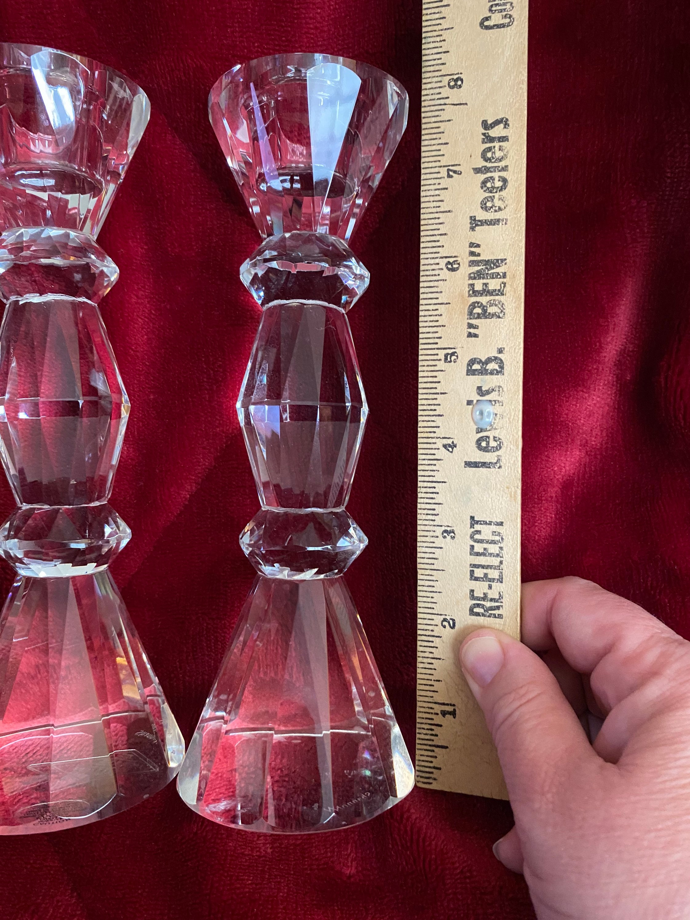 Shannon Crystal Designs of Ireland Candlesticks - Etsy