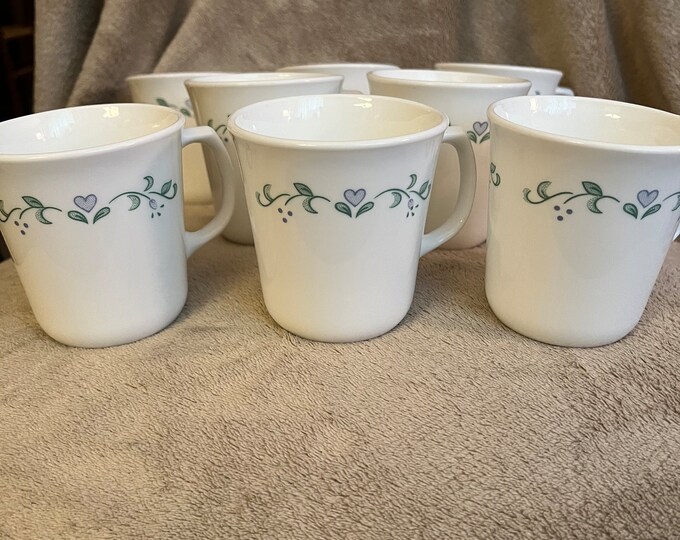 Corelle Country Cottage Coffee. Mugs - 8 Mugs - Etsy