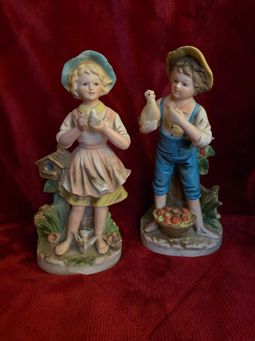 Homco Girl and Boy Figurine - Etsy