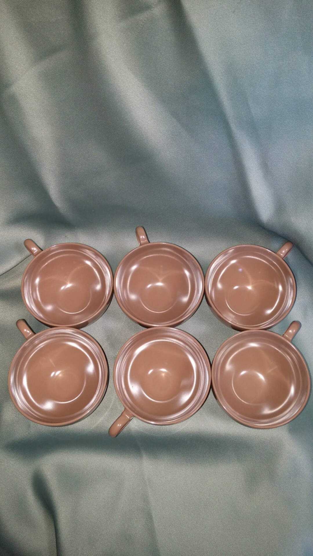 Oneida Delux Melamine/melmac Brown Cups, Six Cups - Etsy
