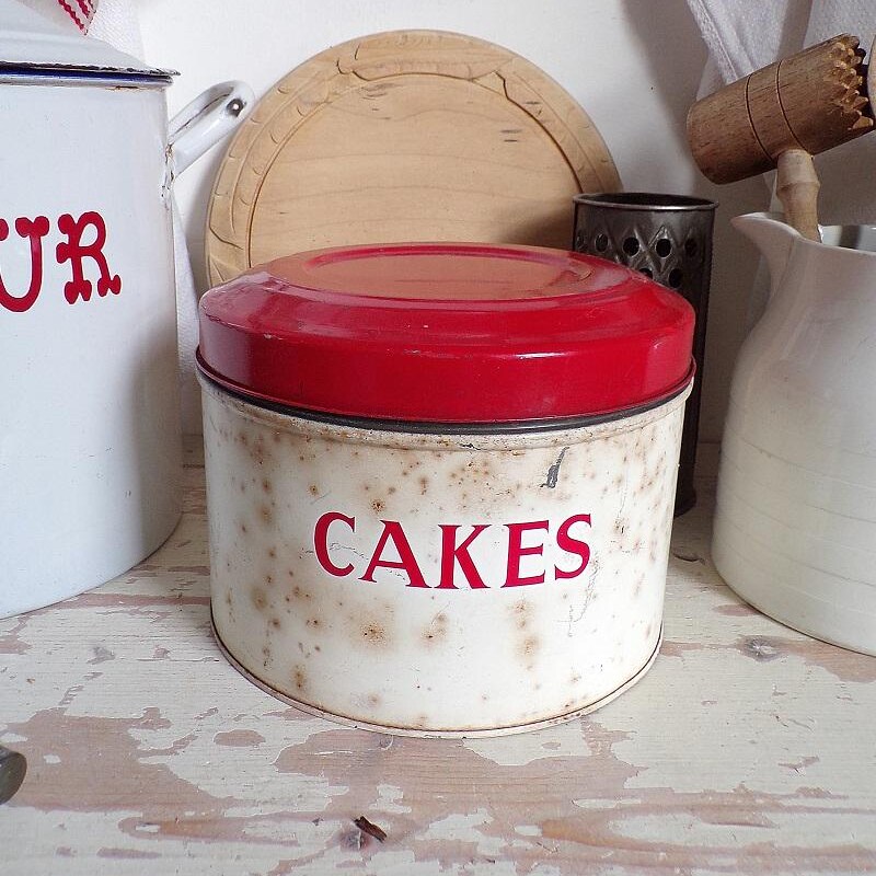 Vintage Cake Tin - Etsy