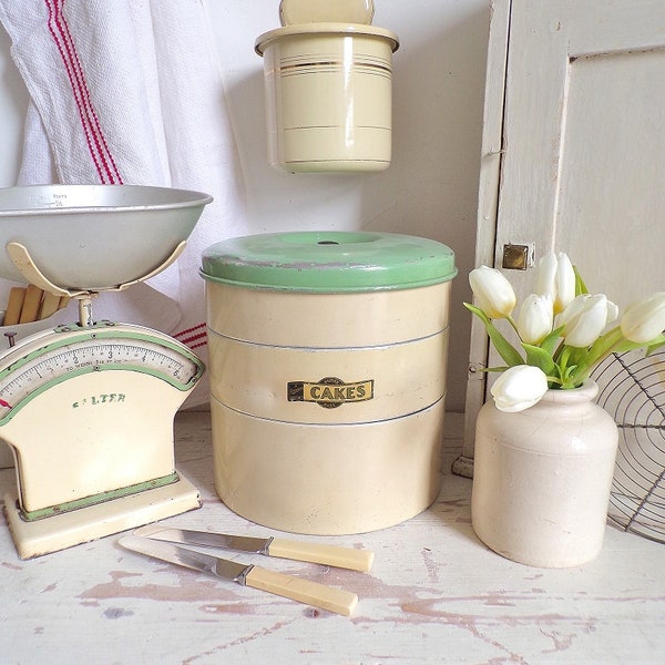Vintage Cake Tin - Etsy