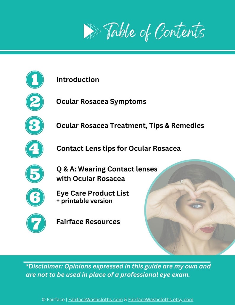 Ocular Rosacea Digital Guide, Dry Eyes Help, Ocular Rosacea Tips, Dry ...