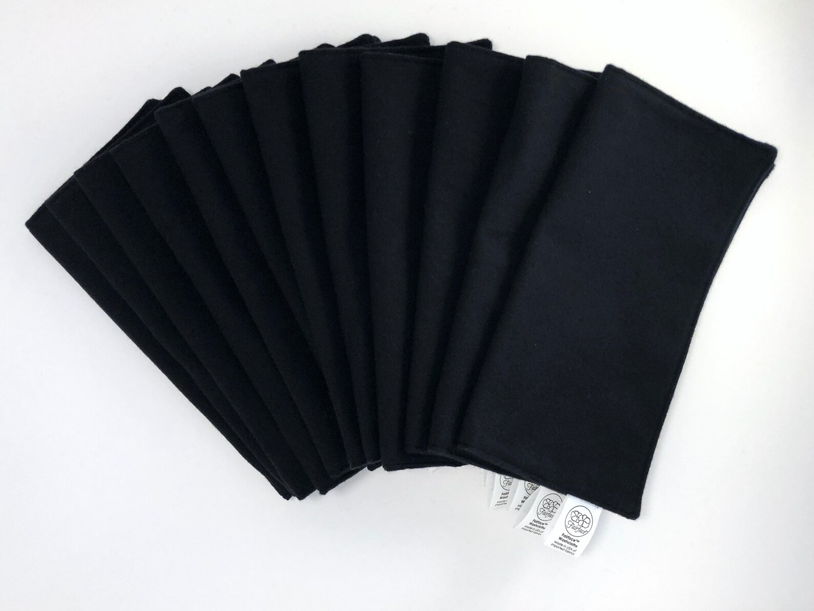 Soft Black Face Cloths, Black Washcloths, Makeup Remover Cloths for ...