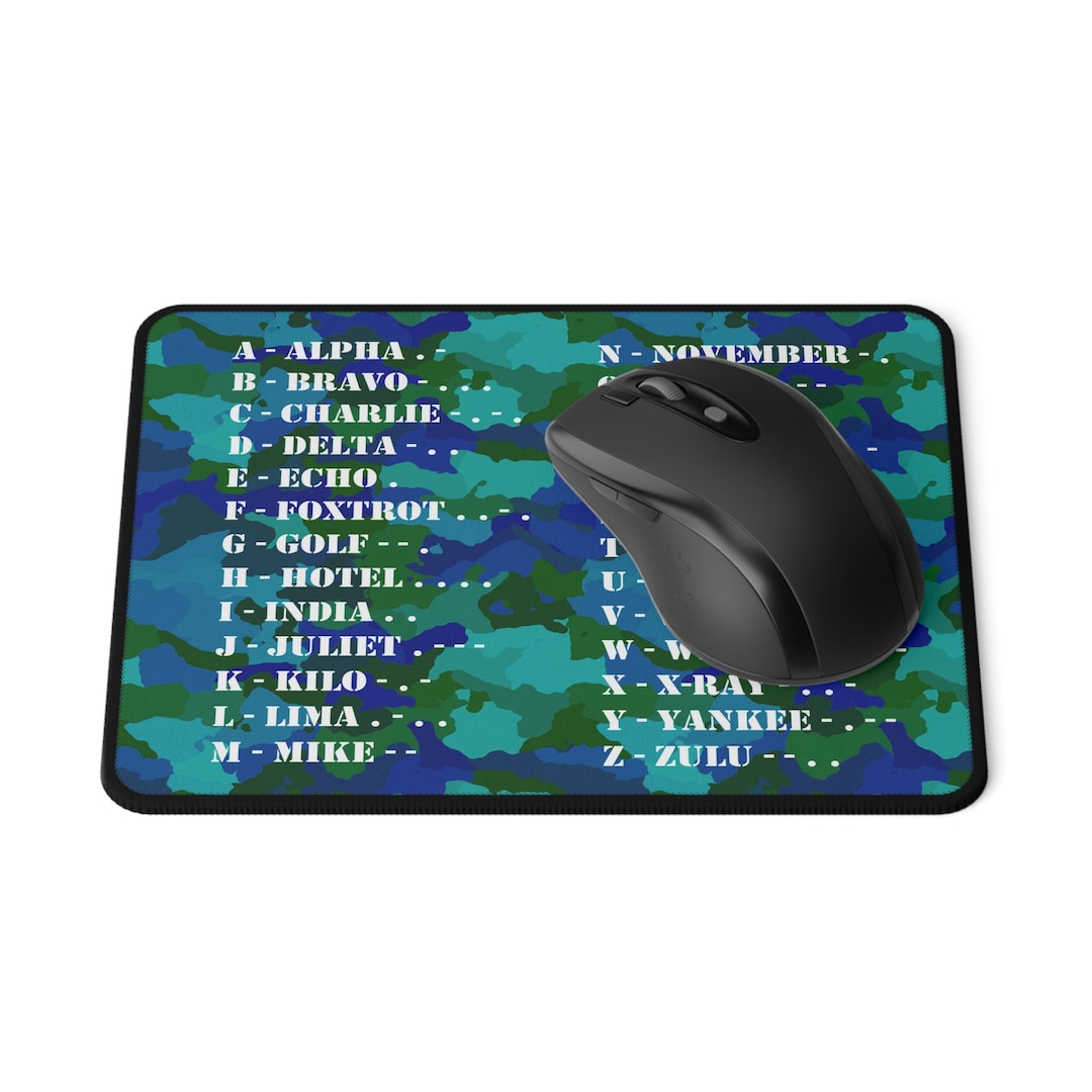 US Military Phonetic Alphabet Morse Code Camouflage Pattern - Etsy