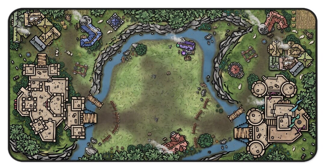 Castle Standoff Adventure Play Mat Castle Adventure Wizards Playtime ...