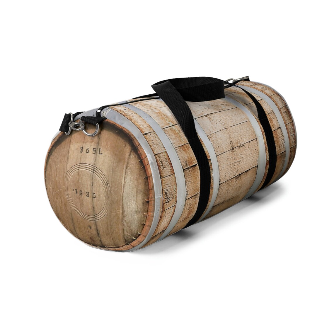 Wine Barrel Duffel Bag Cask Oak Design Optical Illusion - Etsy