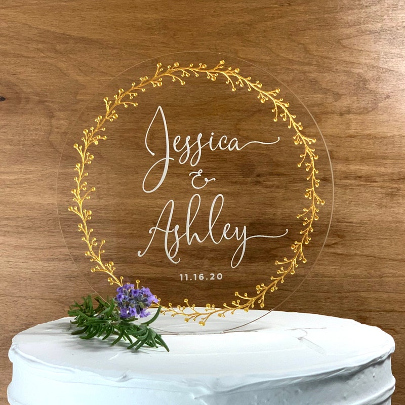Wedding Cake Topper Rose Gold - Etsy