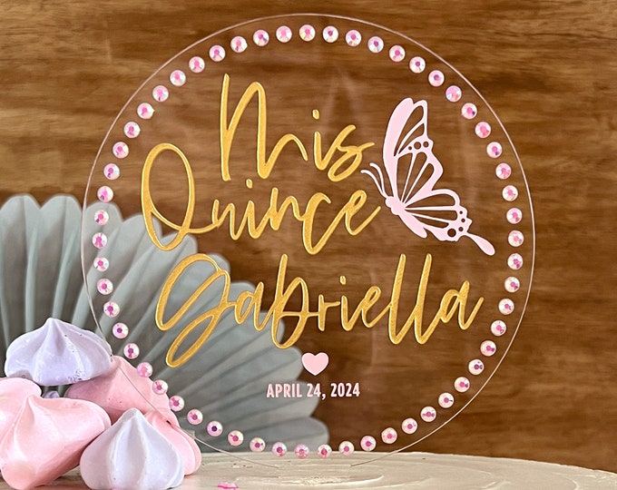 Quinceanera Caketopper,mis Quince Topper,mexican Theme Cake Topper ...