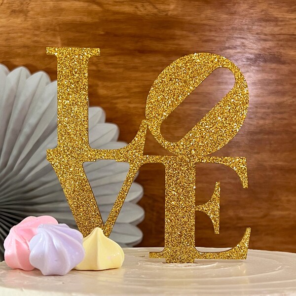 Love Sign Cake Topper - Etsy