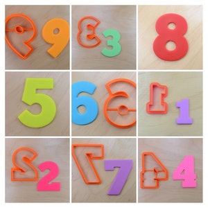 10 Pcs Classic Numbers Cookie Cutter Set 187 - Etsy