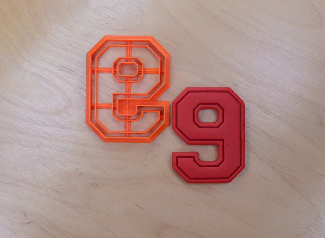 Varsity Number Six/nine Cookie Cutter - Etsy