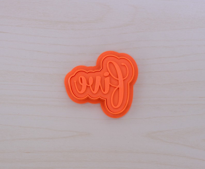 Hand Lettered Number Five Cookie Cutter and Stamp Set - Etsy