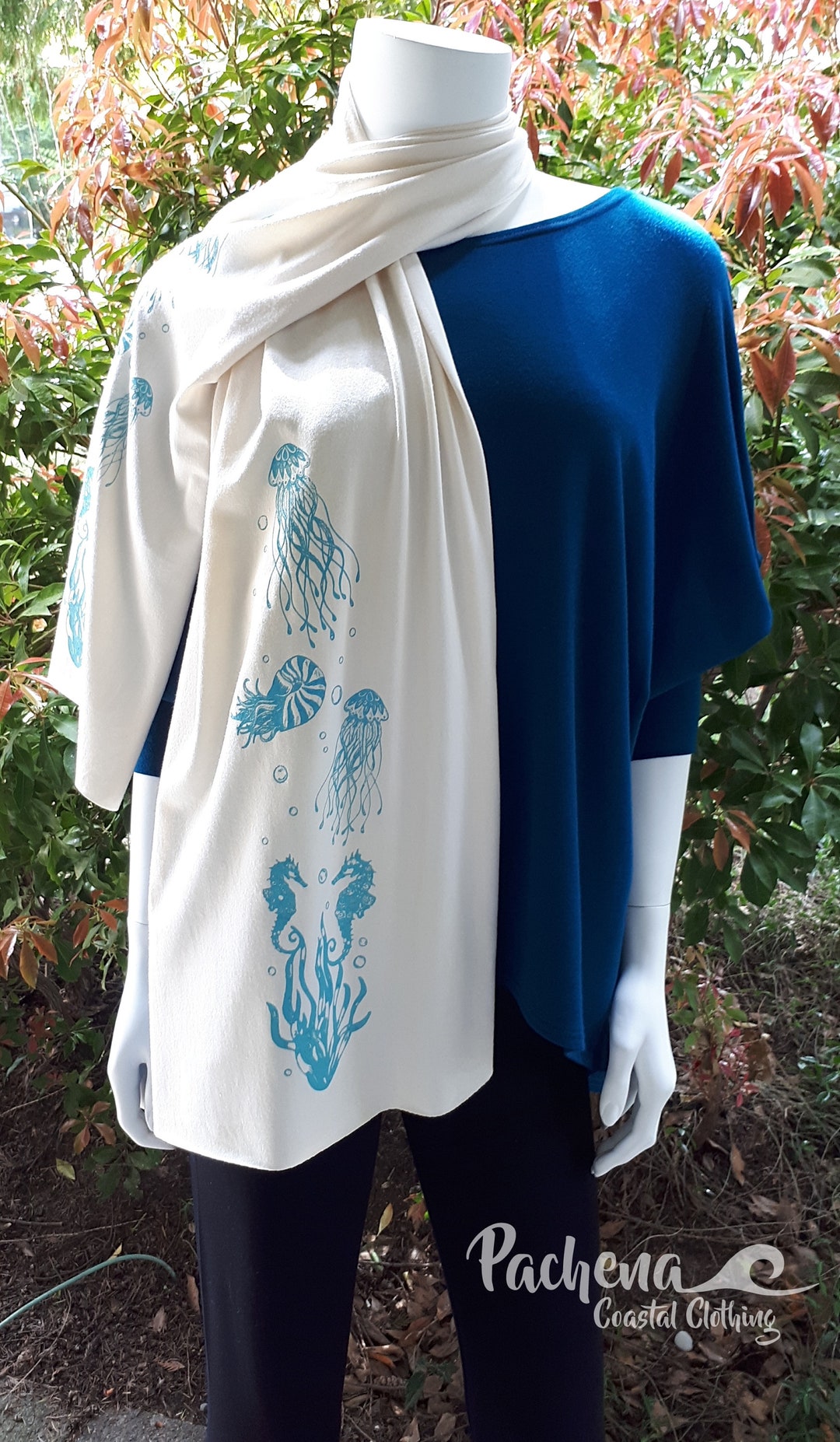 Pachena, Clothing, Fashion, Design, Bamboo, Scarf Featuring the Artwork ...