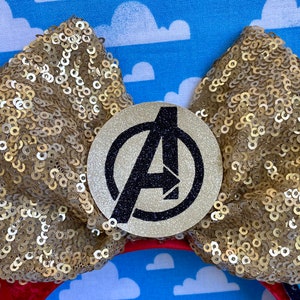 Iron Man Themed Mouse Ears - Etsy