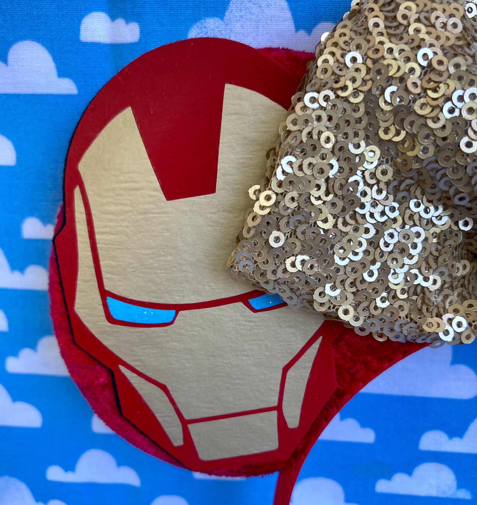 Iron Man Themed Mouse Ears - Etsy