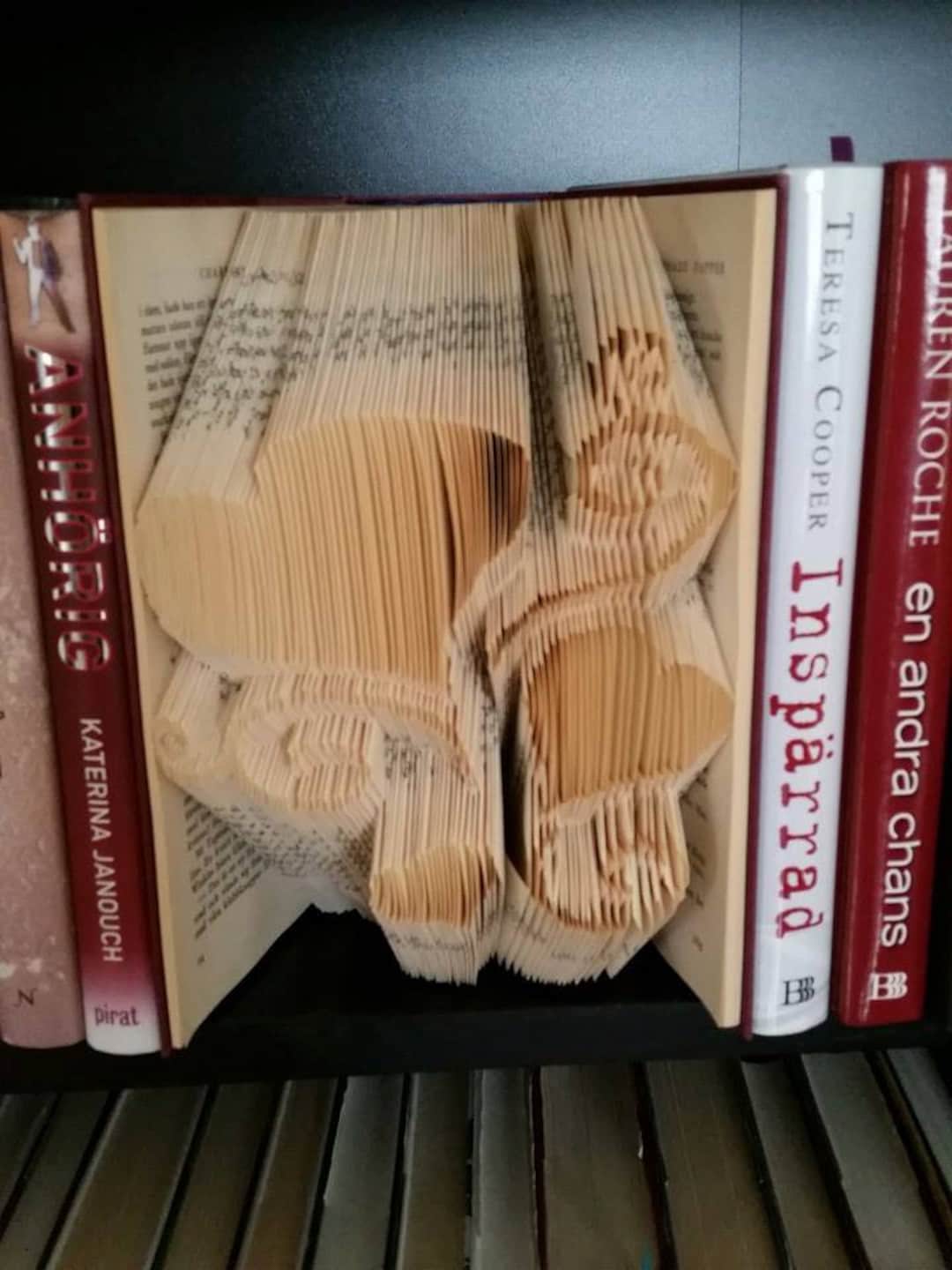Swirly Hearts MMF Book Folding Pattern (387 Folds - 774 Pages) - Etsy