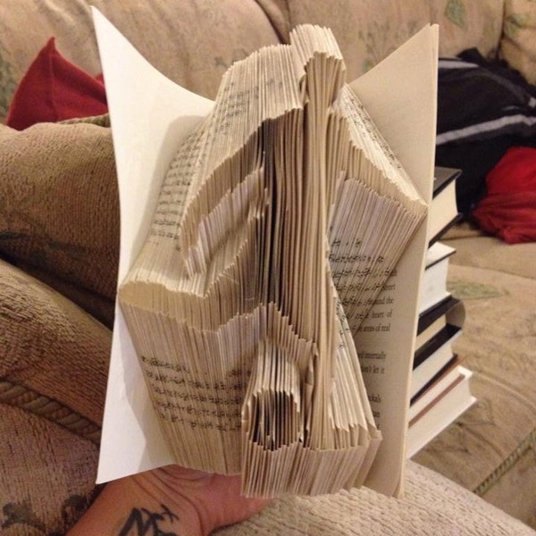 Football Book Folding Pattern - Etsy