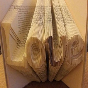 Book Folding Alphabet - Individual Letters to Create Words & Phrases - Etsy