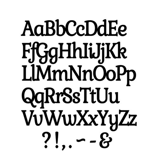 Paper, Party & Kids Individual letters numbers and punctuation to ...