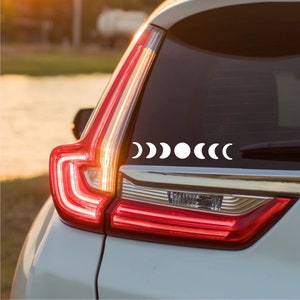 Moon Phase Moon Cycle | Vinyl Car Window Bodywork Bumper Sticker Decal ...